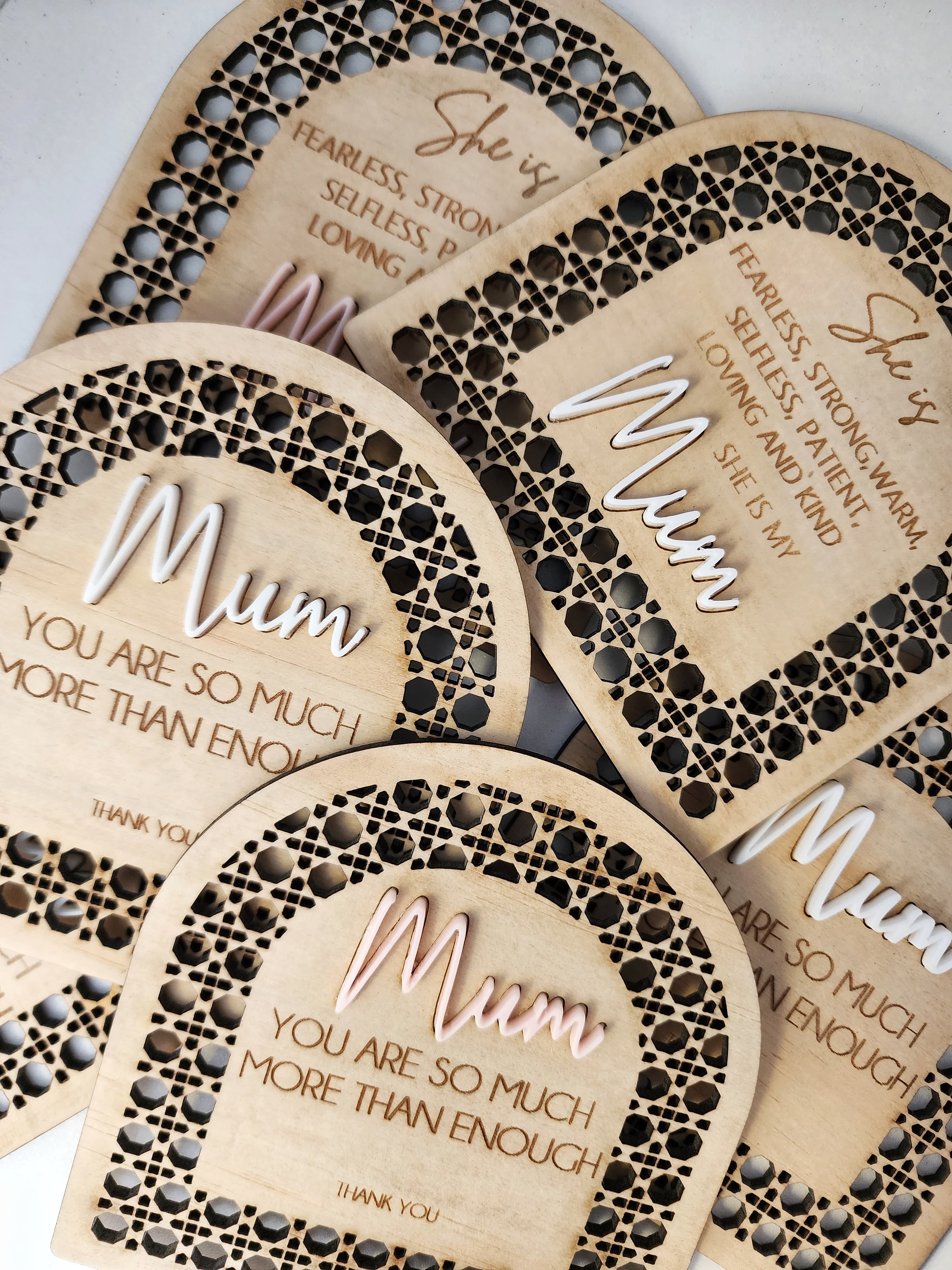 Mini Mum Plaques – Little Custom Co